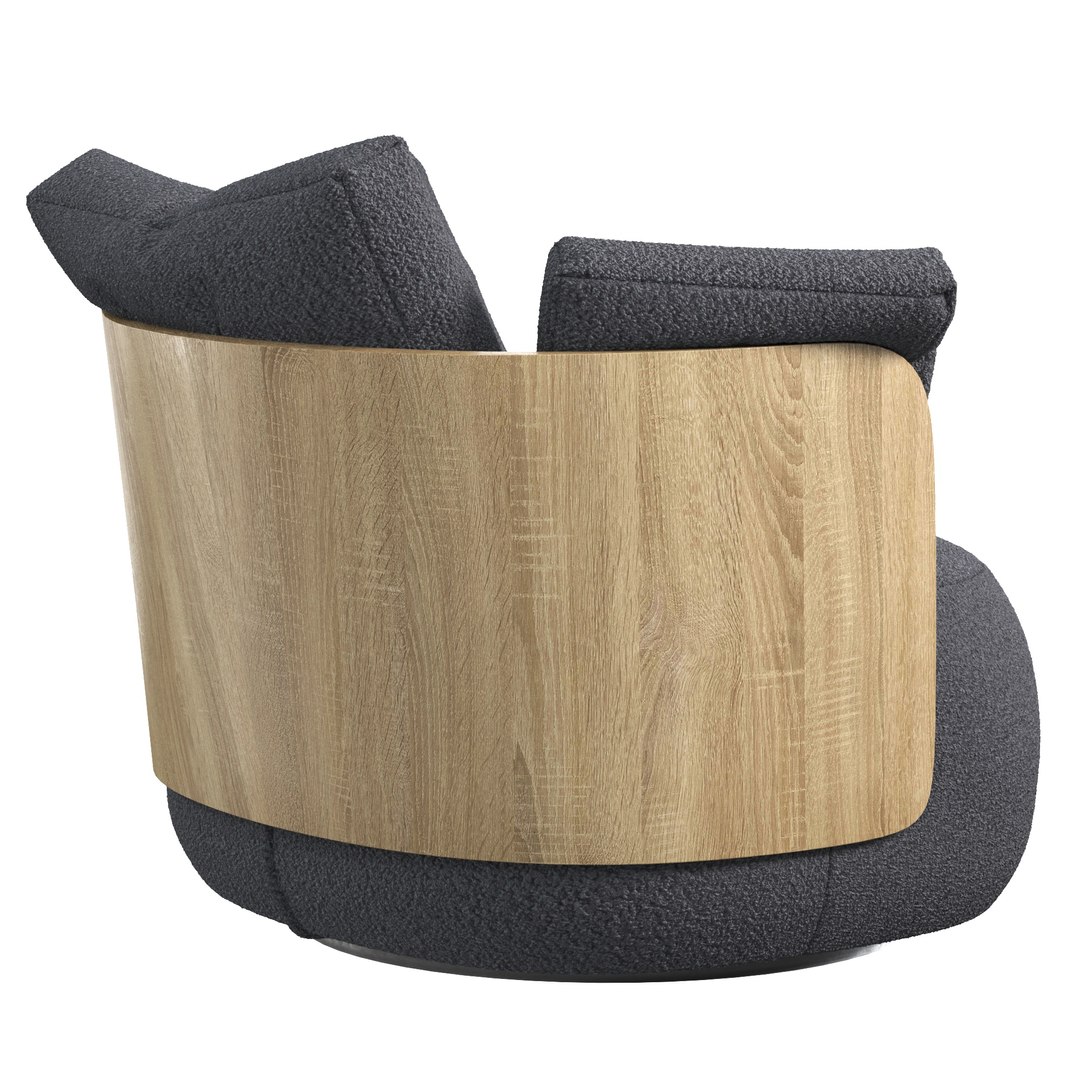 Armchair CALIN By Porada 3D model - TurboSquid 2082571