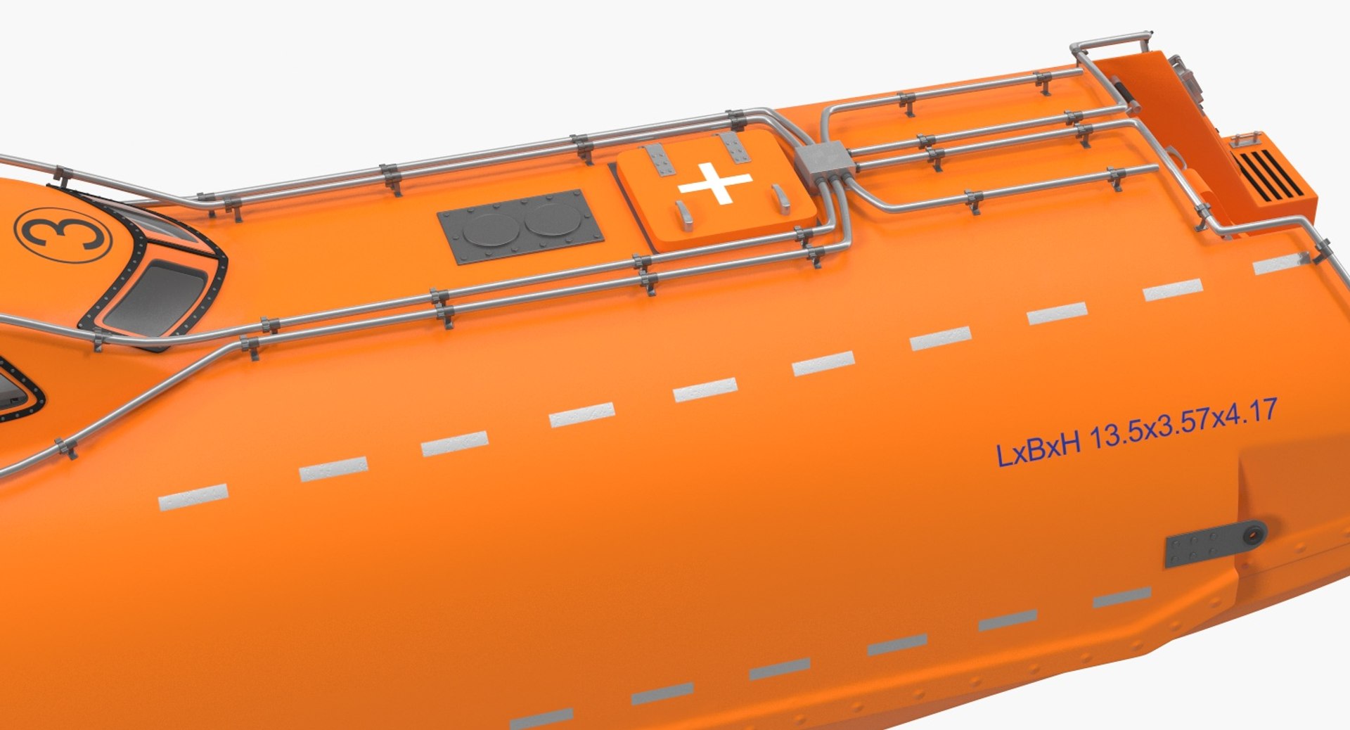 Lifeboat Boat Life 3D Model - TurboSquid 1329019