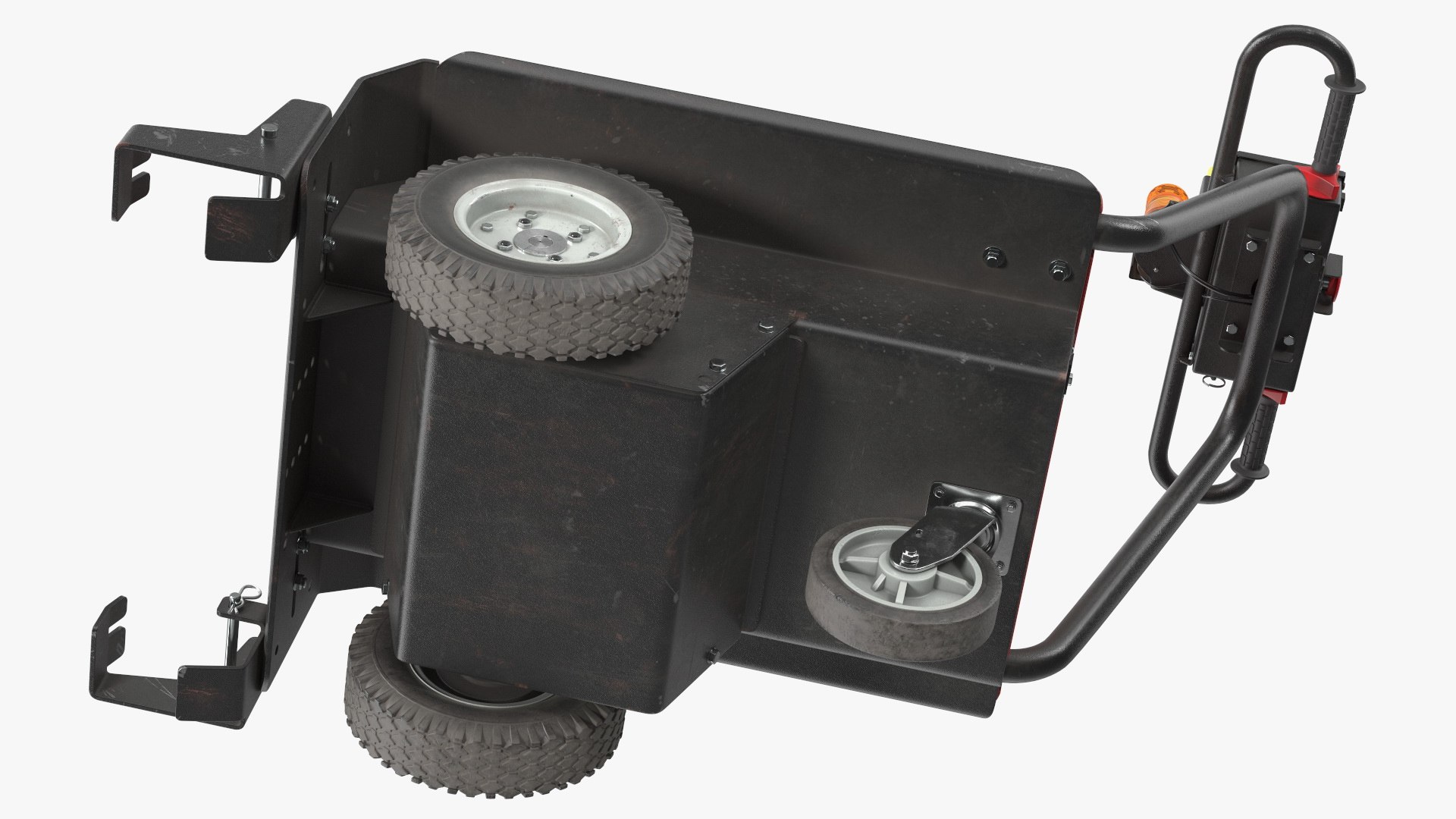 Electric Shopping Cart Retriever with Trolley model - TurboSquid 2095329