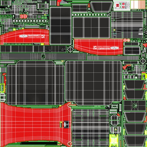 Electric Shopping Cart Retriever with Trolley 3D 모델 - TurboSquid 2095329
