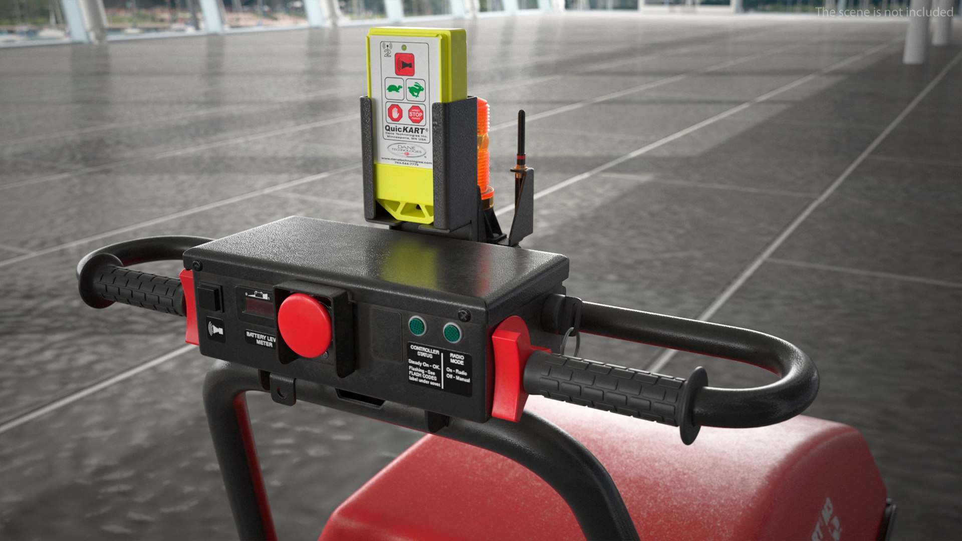 Electric Shopping Cart Retriever with Trolley model - TurboSquid 2095329