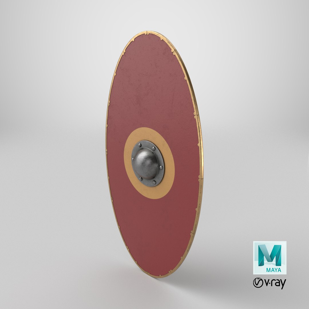 Roman Round Shield 04 3D - TurboSquid 2187813