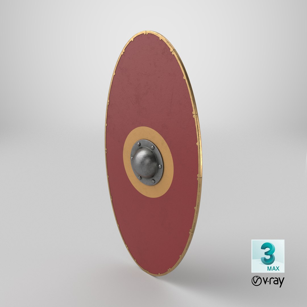Roman Round Shield 04 3D - TurboSquid 2187813