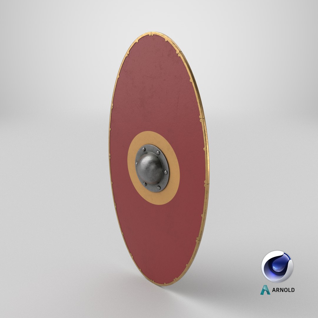 Roman Round Shield 04 3D - TurboSquid 2187813