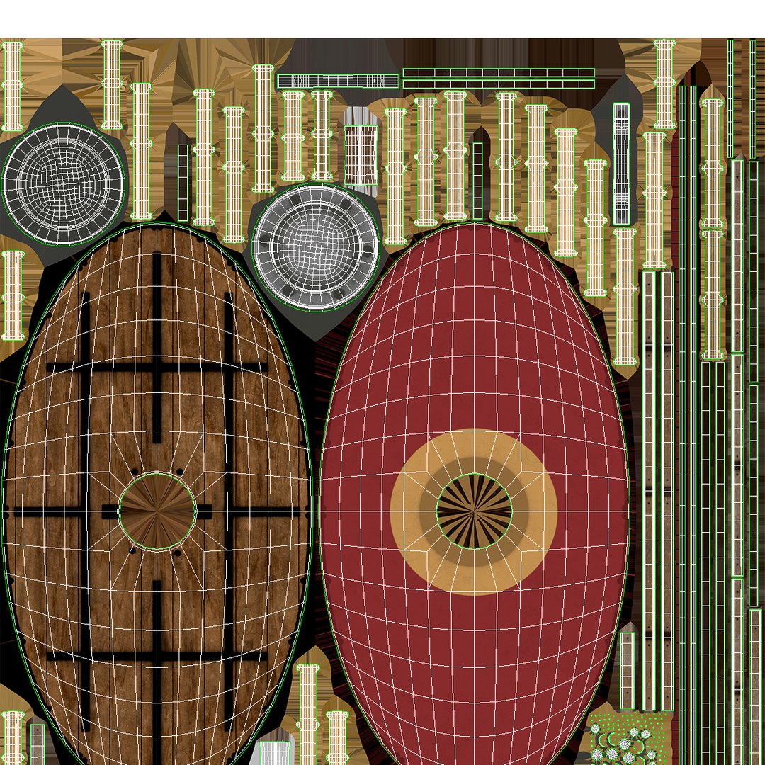 Roman Round Shield 04 3D - TurboSquid 2187813