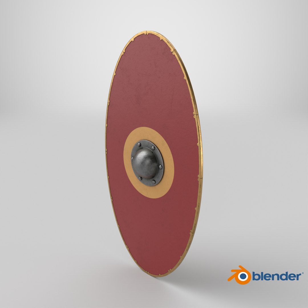 Roman Round Shield 04 3D - TurboSquid 2187813