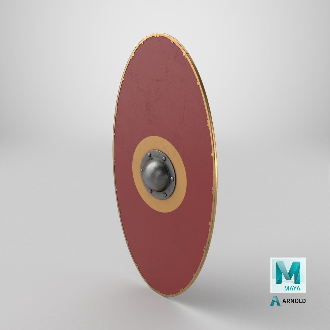 Roman Round Shield 04 3D - TurboSquid 2187813