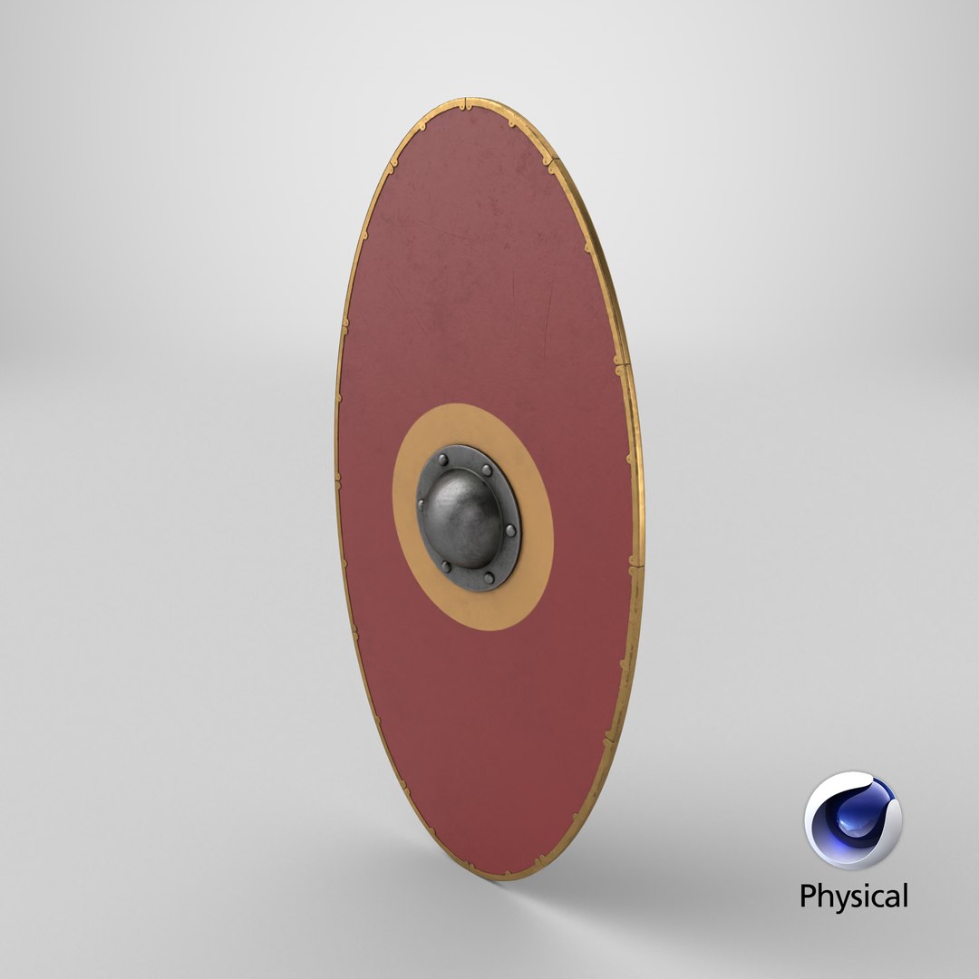 Roman Round Shield 04 3D - TurboSquid 2187813
