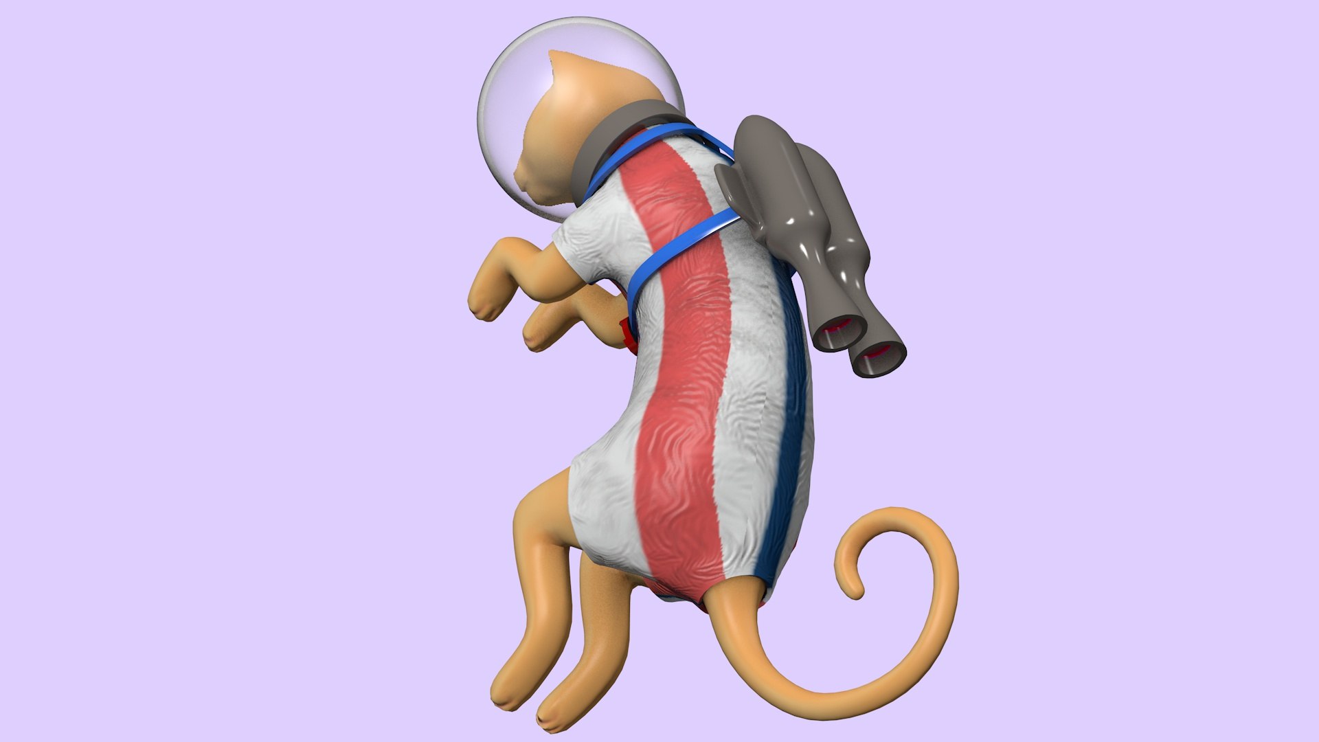 Rocket Cat 3D Model - TurboSquid 2160517