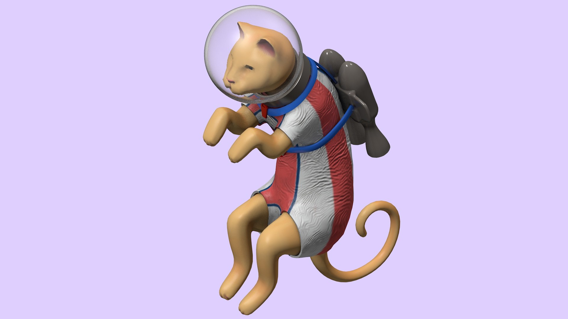Rocket Cat 3D Model - TurboSquid 2160517