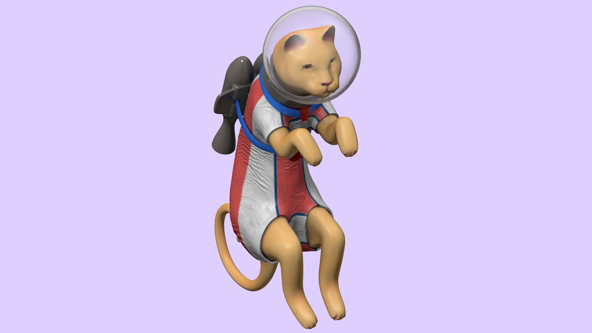Rocket Cat 3D Model - TurboSquid 2160517