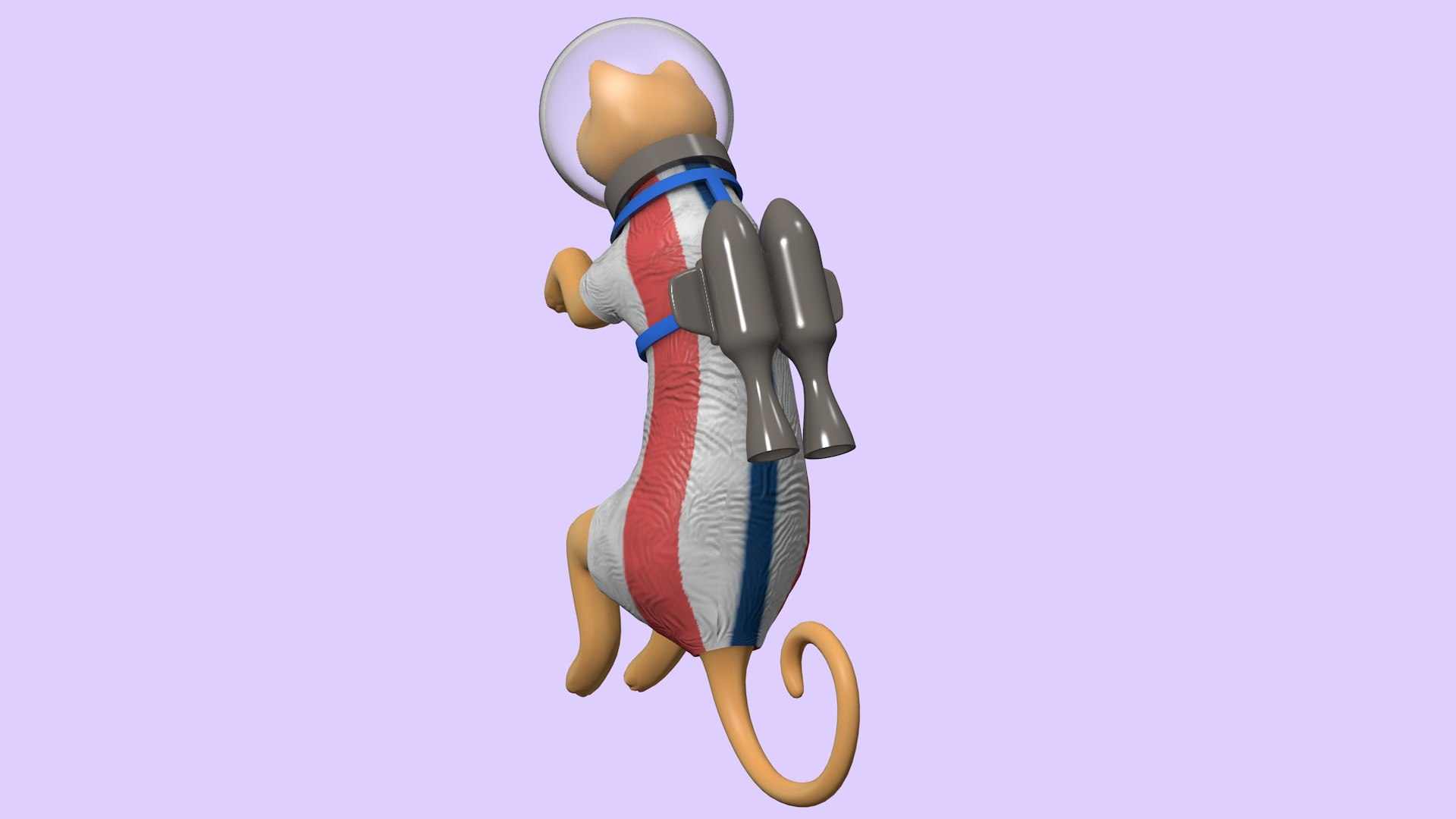 Rocket Cat 3D Model - TurboSquid 2160517