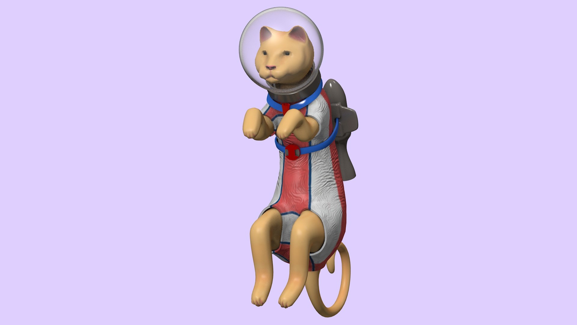 Rocket Cat 3D Model - TurboSquid 2160517