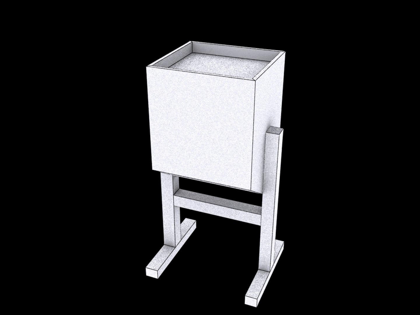 Free Trash Container 3d Model