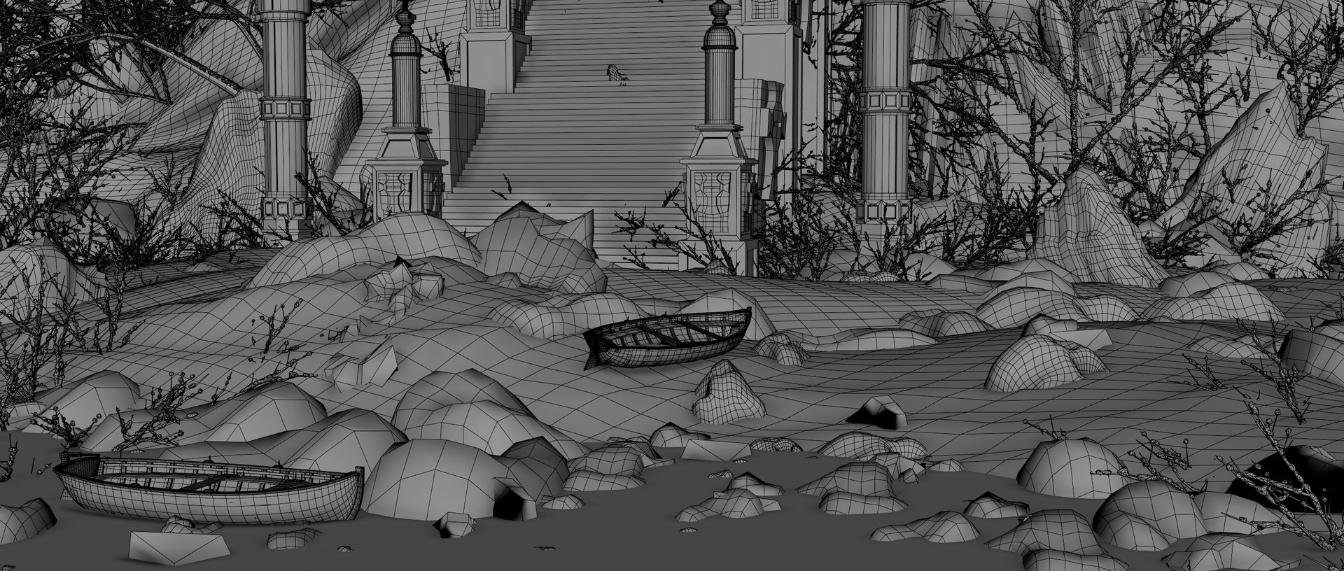 3D Fantasy Sword Temple - TurboSquid 1867070