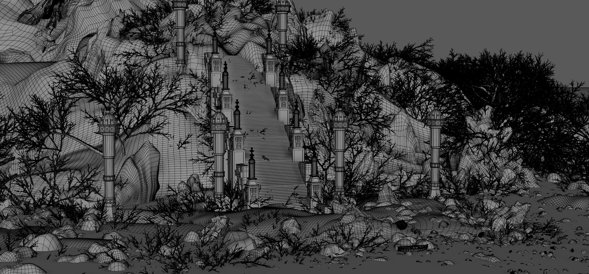 3D Fantasy Sword Temple - TurboSquid 1867070