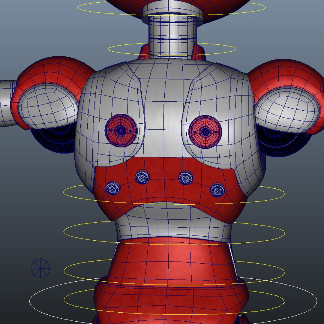 3d Robot Rigged