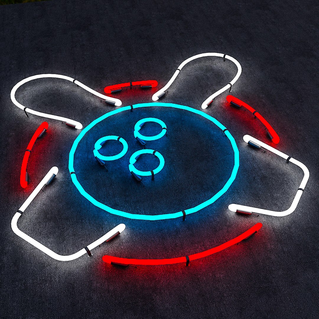 Neon sign model - TurboSquid 1438378