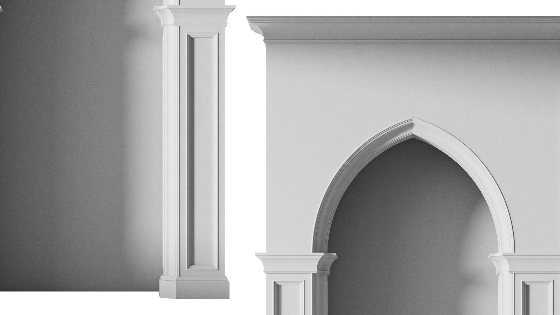 3D Arch 13 Arabic Model - TurboSquid 2391242
