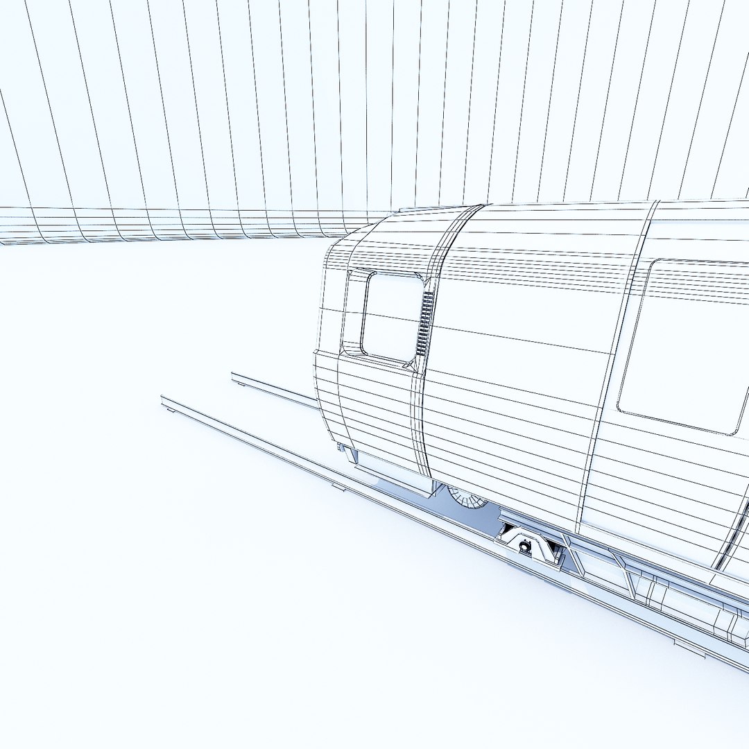 Glasgow Subway Train 3d Model