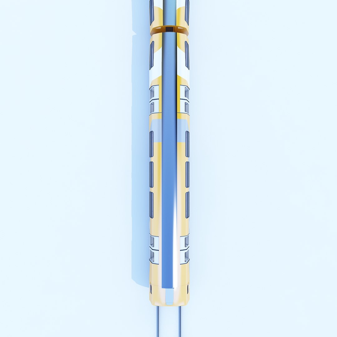 Glasgow Subway Train 3d Model