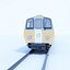 Glasgow Subway Train 3d Model