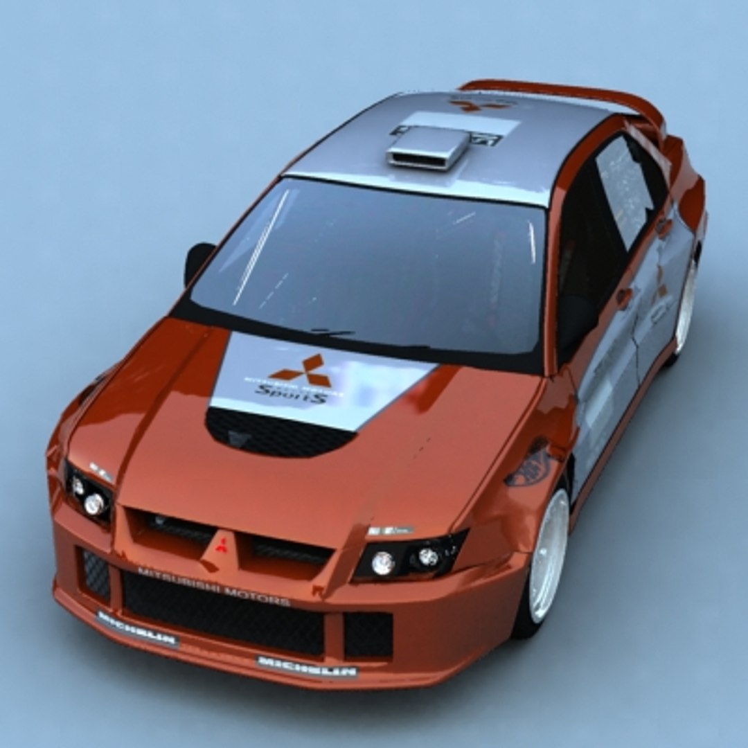 3d Model Mitsubishi Evo Viii