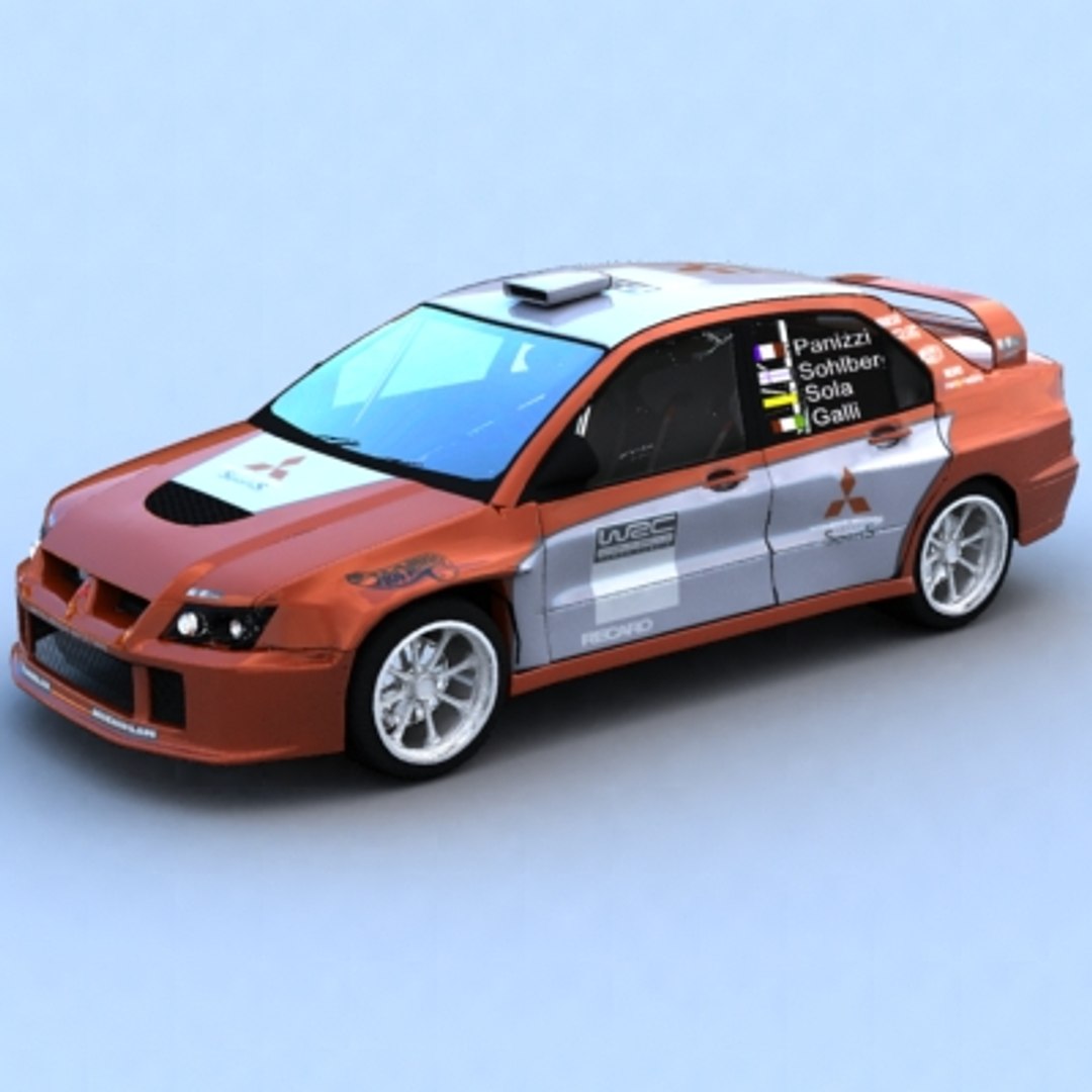 3d Model Mitsubishi Evo Viii