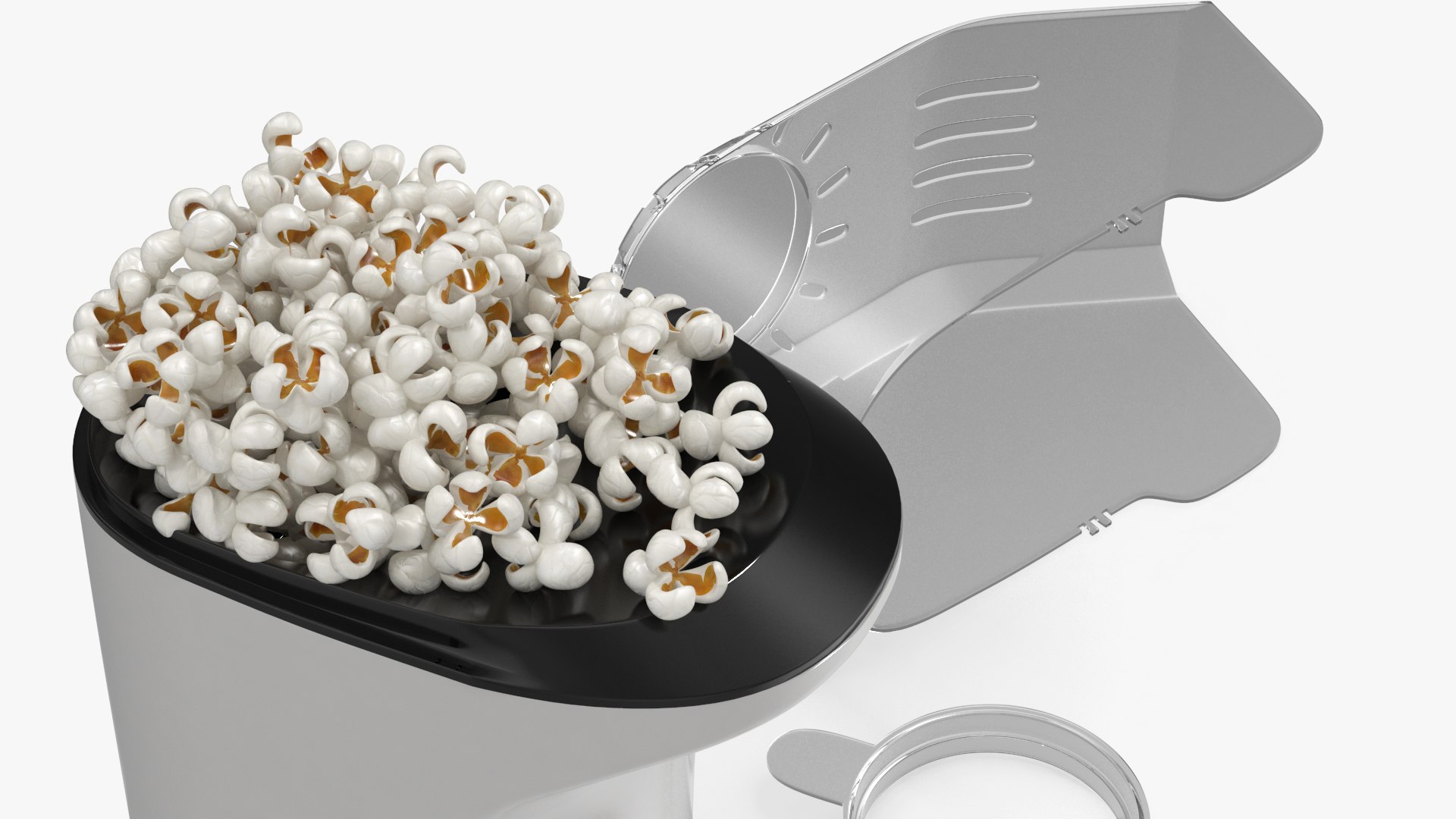 Home Popcorn Popper Maker Dash White 3D Model - TurboSquid 2171930