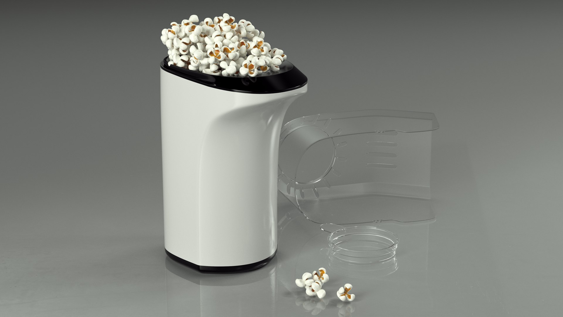 Home Popcorn Popper Maker Dash White 3D model - TurboSquid 2171930