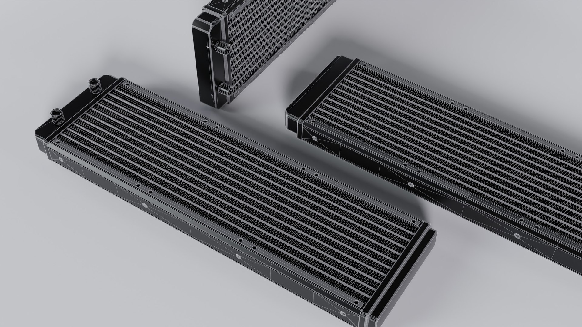 Water Cooling Radiator - 360 Mm 3D Model - TurboSquid 1991035