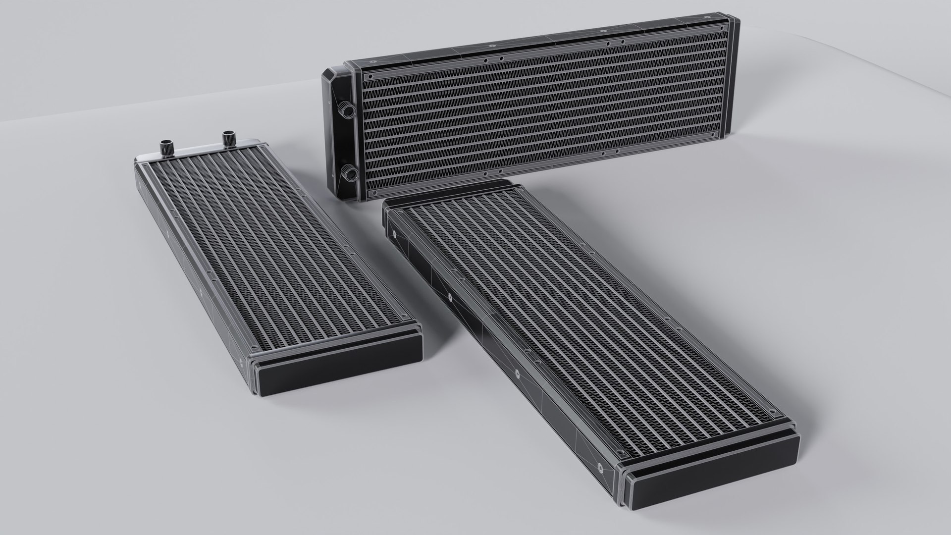 Water Cooling Radiator - 360 Mm 3D Model - TurboSquid 1991035