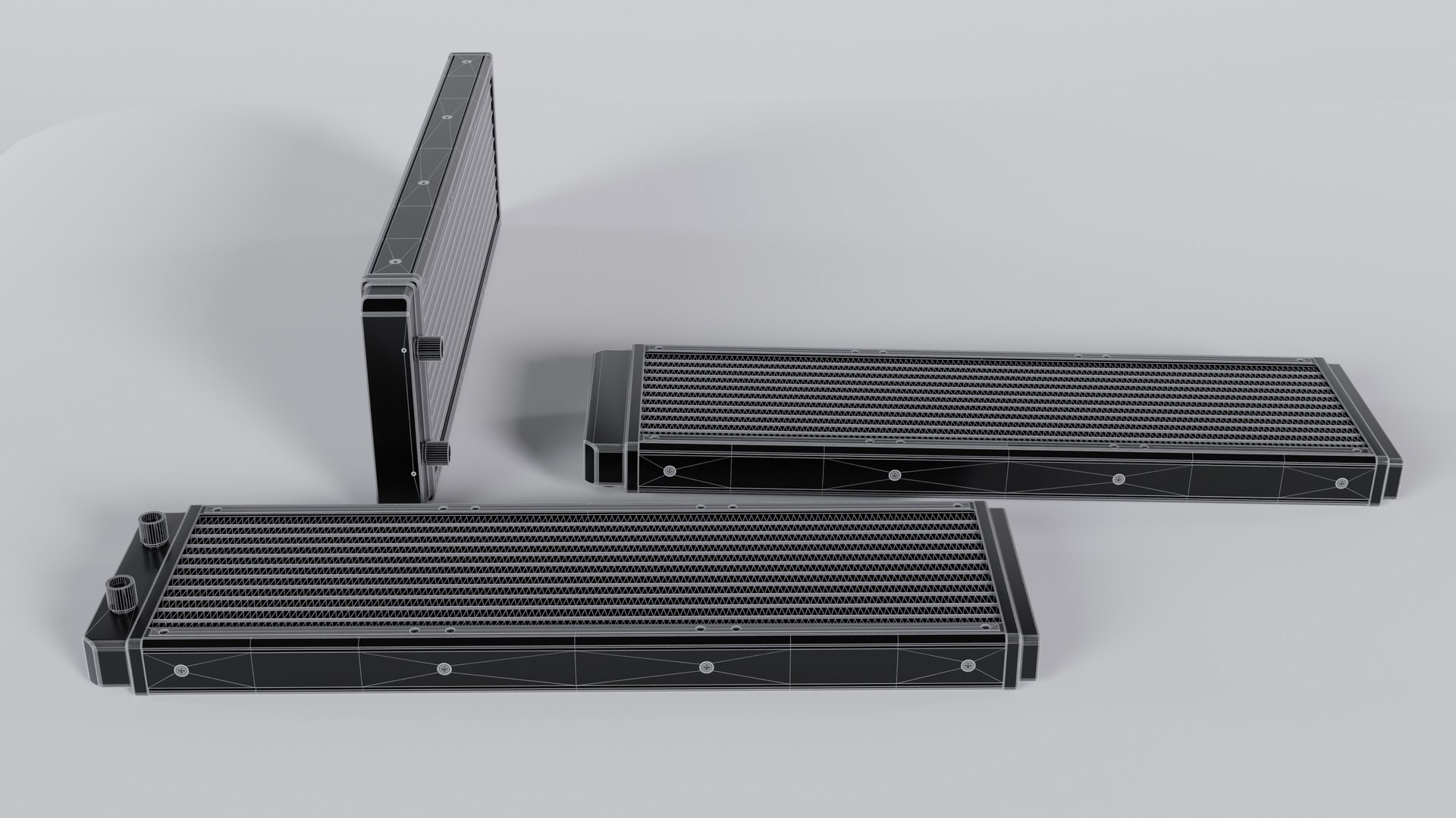 Water Cooling Radiator - 360 Mm 3D Model - TurboSquid 1991035