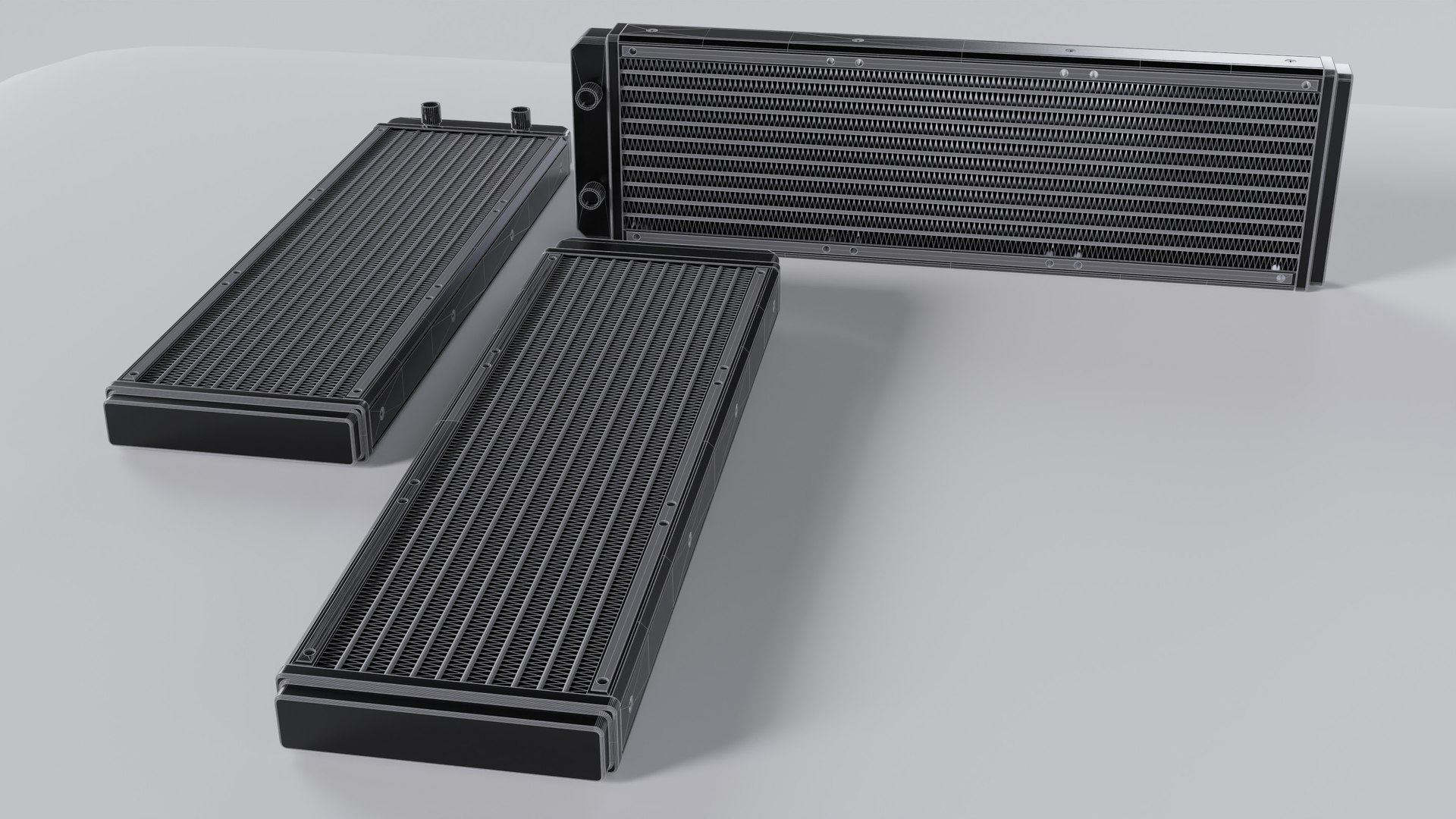 Water Cooling Radiator - 360 Mm 3D Model - TurboSquid 1991035