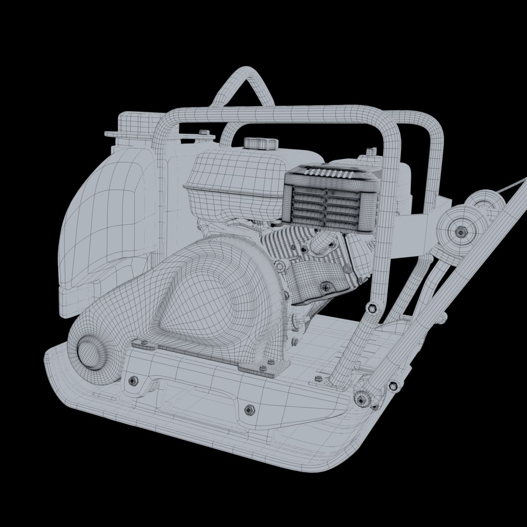 3d Plate Compactor Model