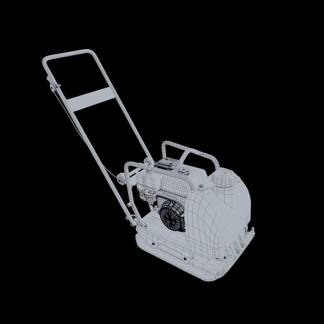 3d Plate Compactor Model