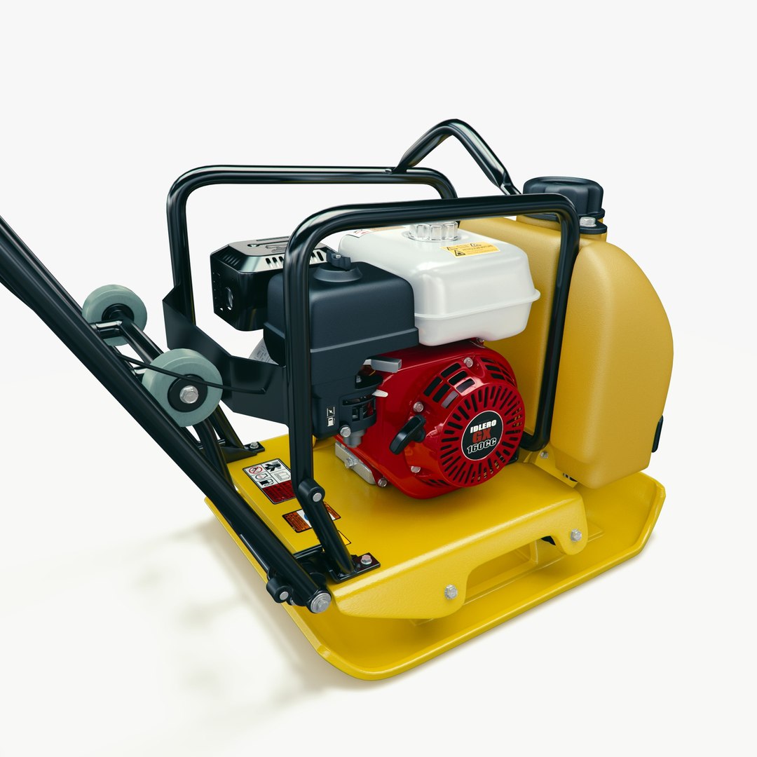 3d Plate Compactor Model