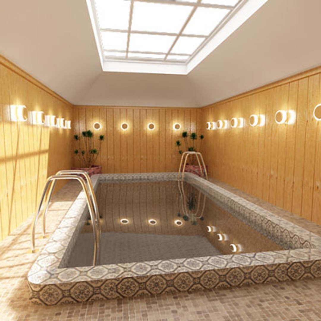 3d Private Pool Sauna