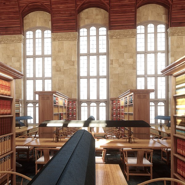 modelo 3d Fotorrealista Cornell Law School Library V5 - TurboSquid 1263103
