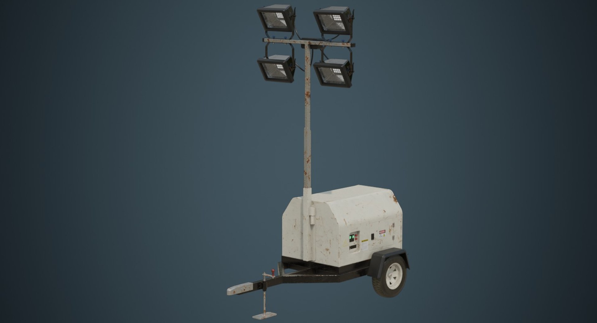 Light Tower 2b 3D Model - TurboSquid 1604736