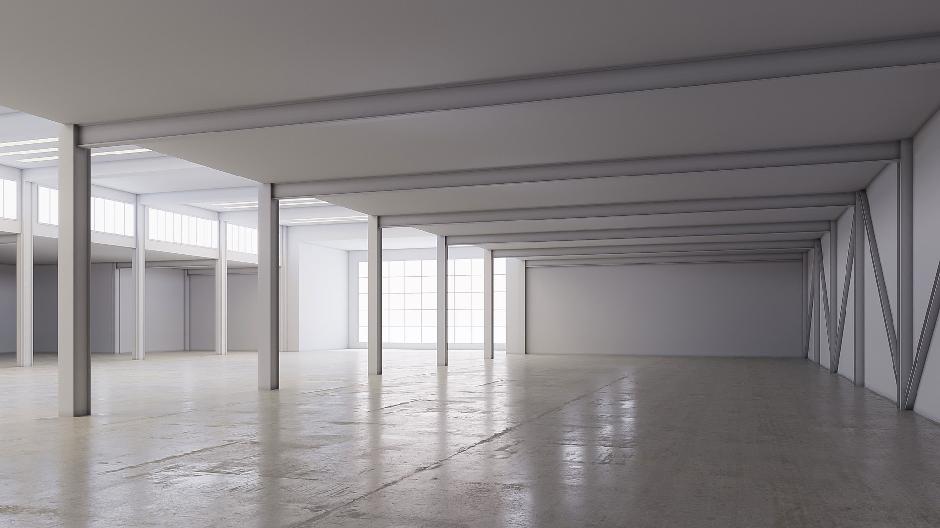 3D Model Basemesh Interior Space 07 - TurboSquid 2065108