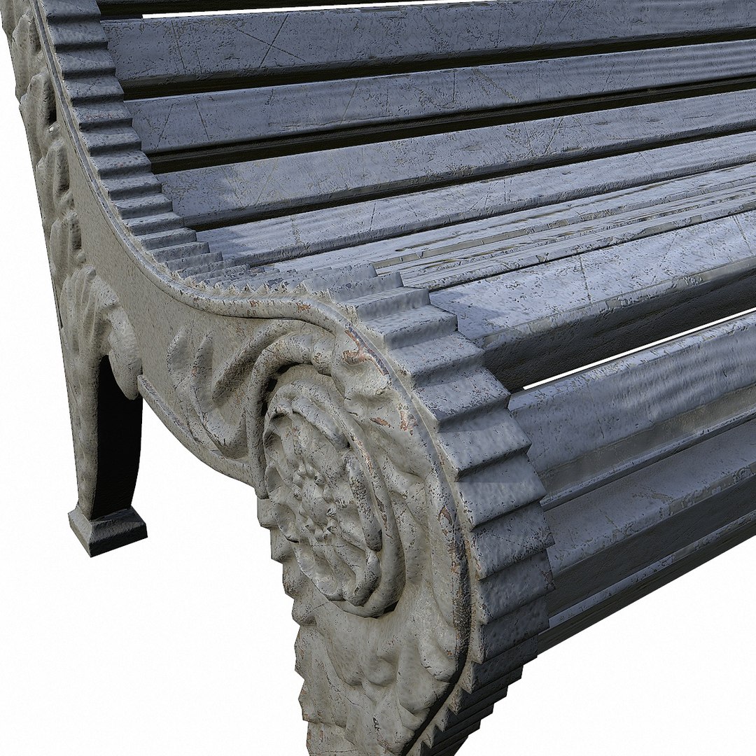 3D ussr public bench model - TurboSquid 1308801