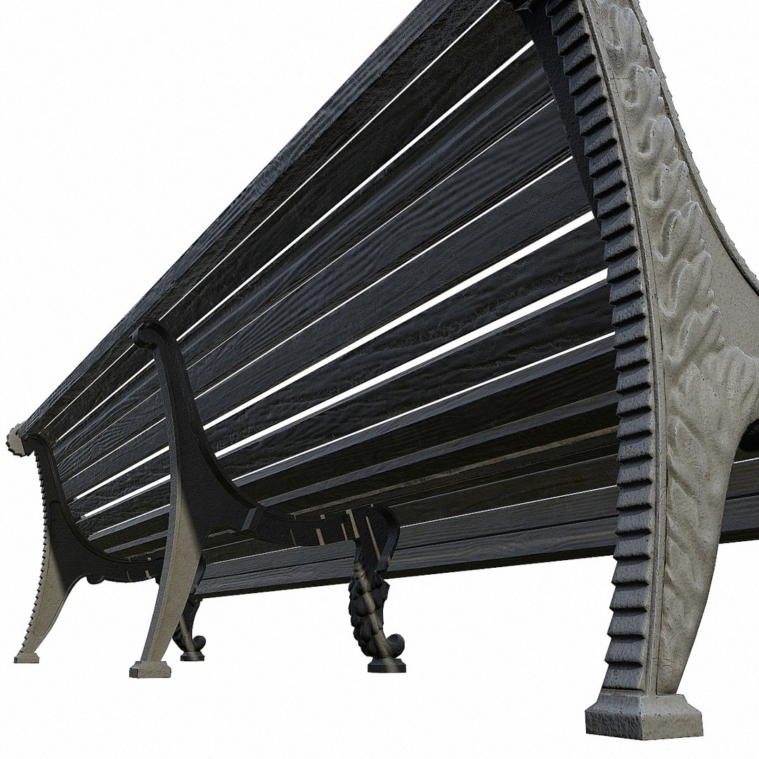 3D ussr public bench model - TurboSquid 1308801