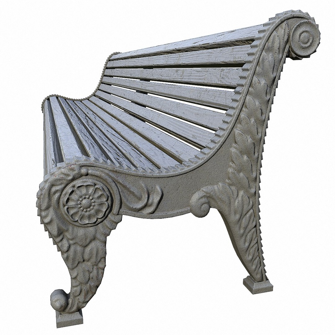 3D ussr public bench model - TurboSquid 1308801