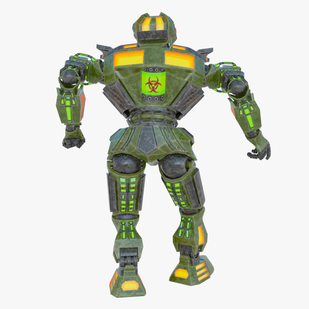 Radiation Toxic Nuclear Android Model - TurboSquid 1193674