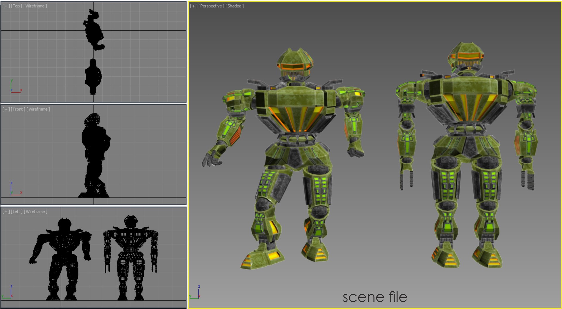 Radiation Toxic Nuclear Android Model - TurboSquid 1193674
