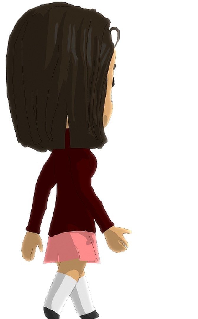 3d Model Female Chibi 2
