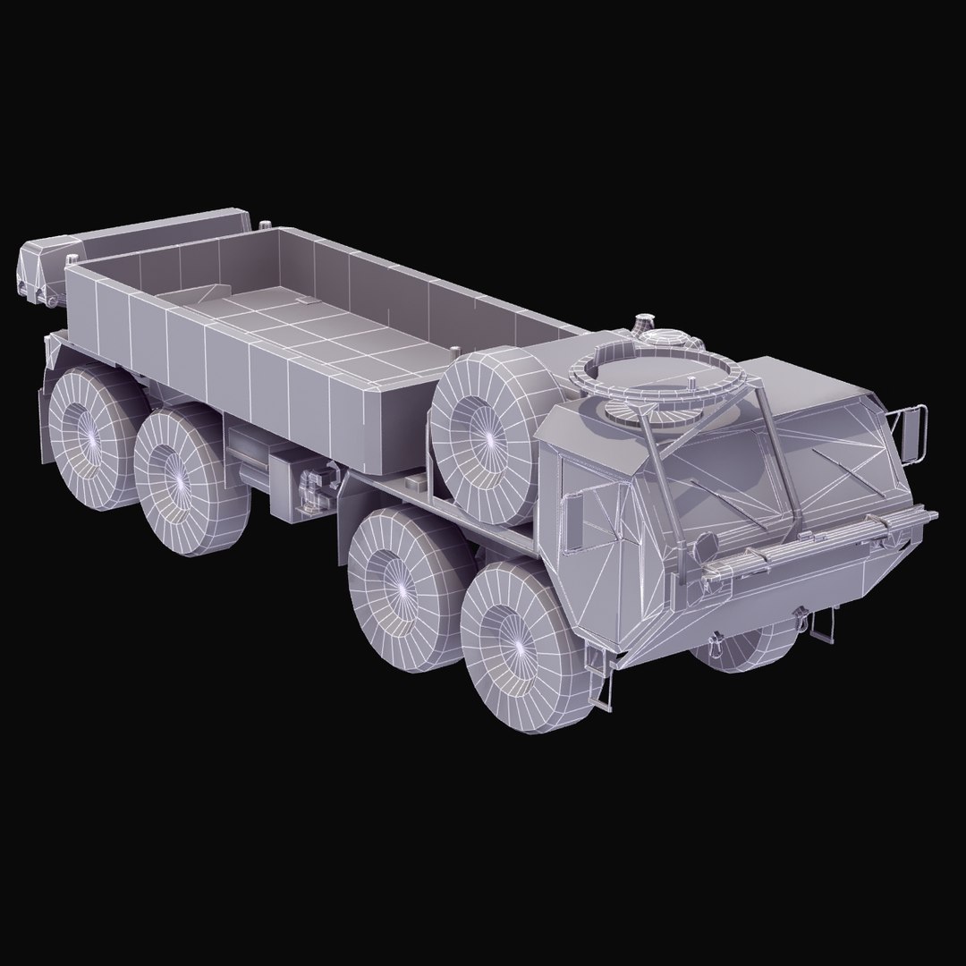 3d Model Of M985 Hemtt Cargo Truck