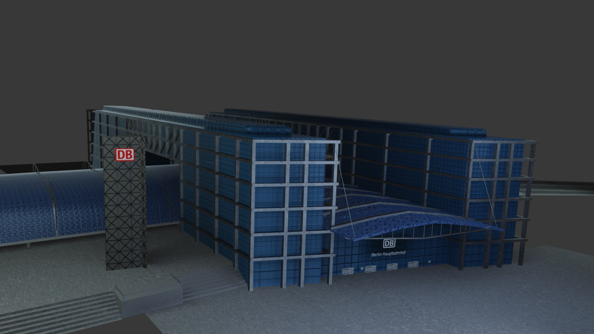 Berlin Mainstation Hauptbahnhof 3D Model - TurboSquid 2326945