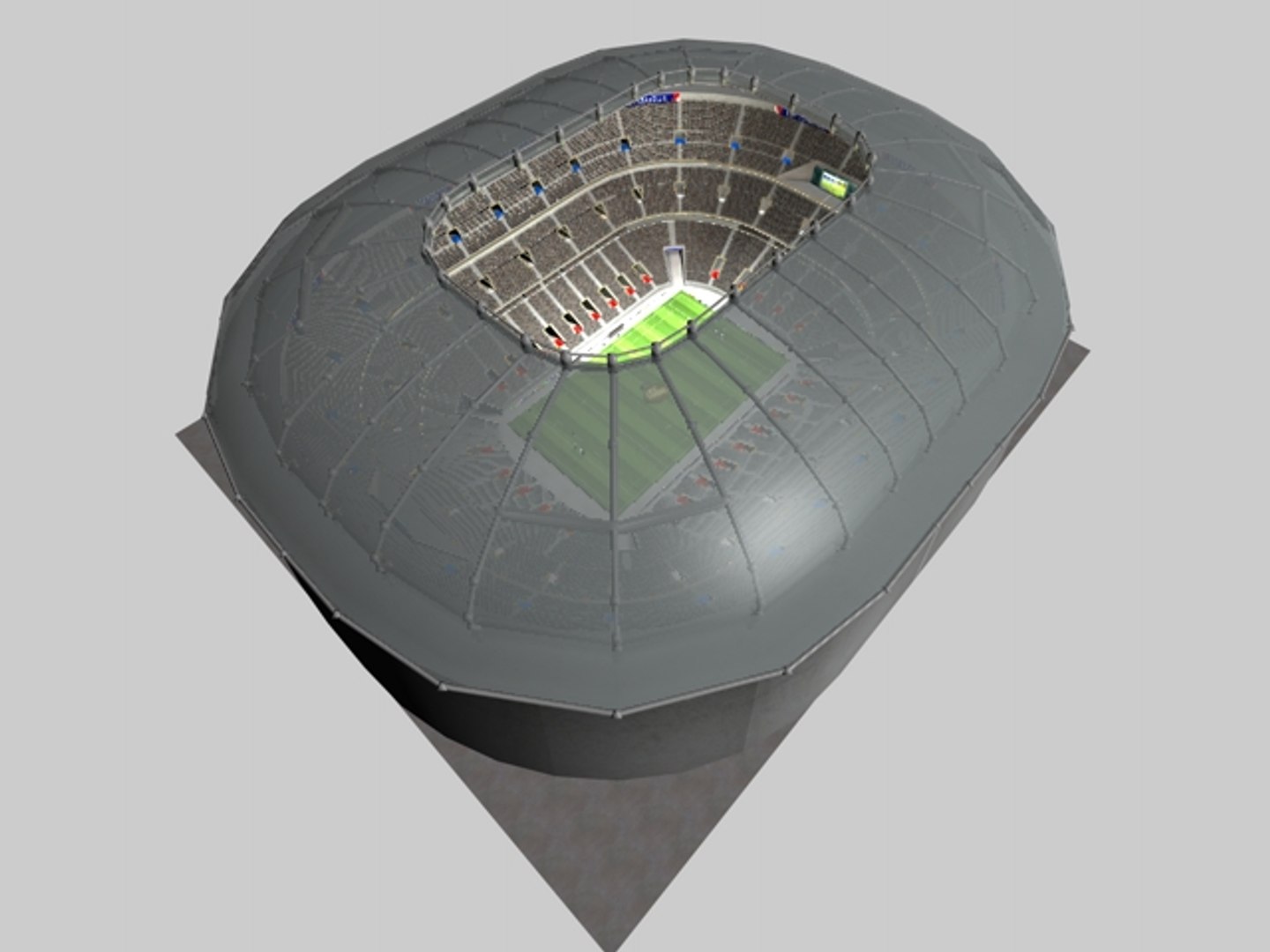 3d Model Huge Stadium